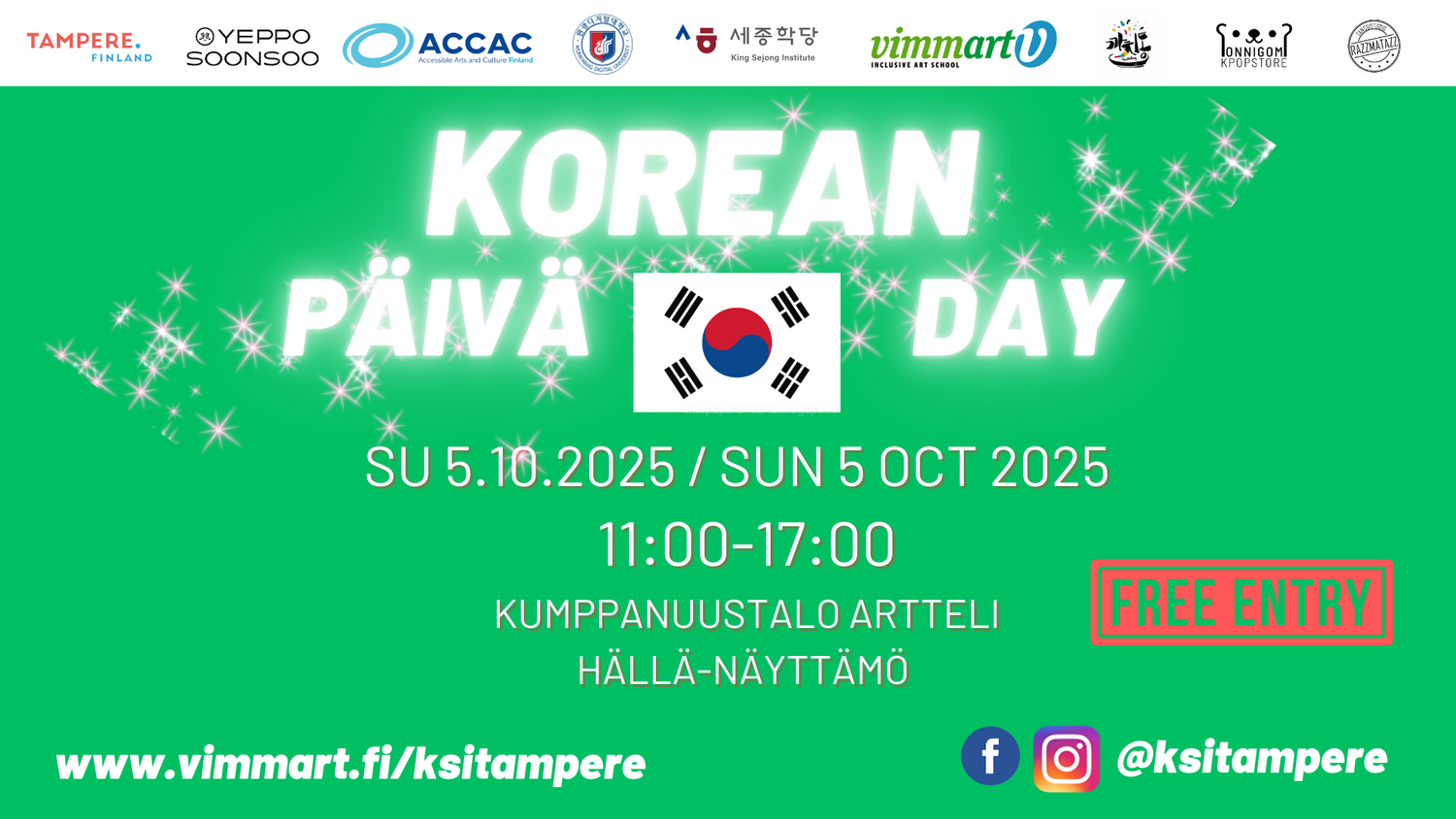 KOREAN PÄIVÄ 2025 - Artteli - Vimmart - yhdenvertaisen taiteen ...