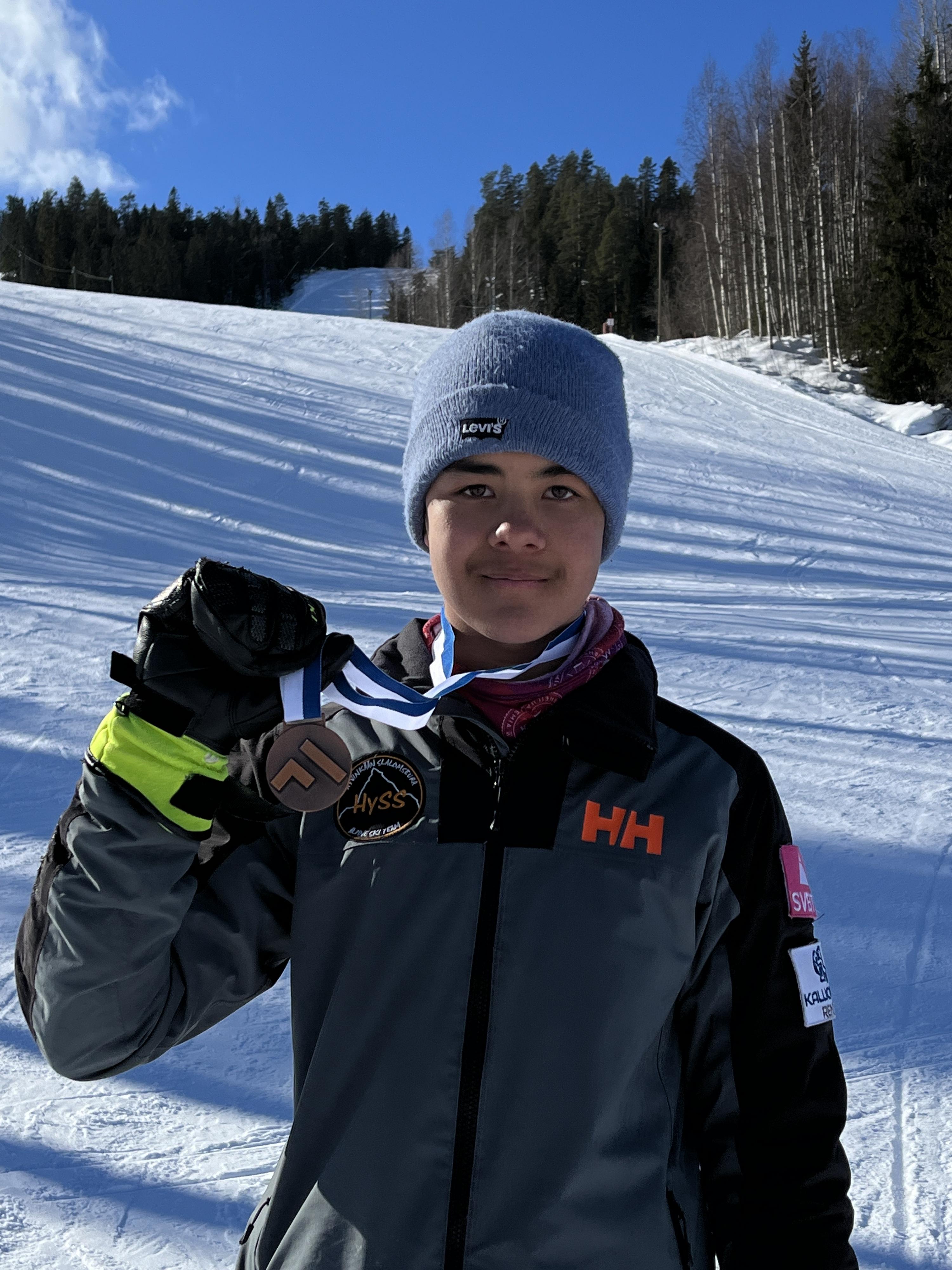Riku Reijonen poksautti mitaliputken - Hyvinkään Slalomseura Sukkula