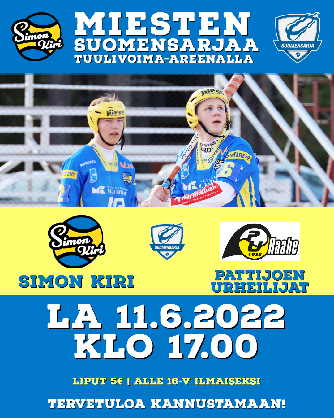 Miesten Suomensarjaa: Simo - Pattijoki - Simon Kiri