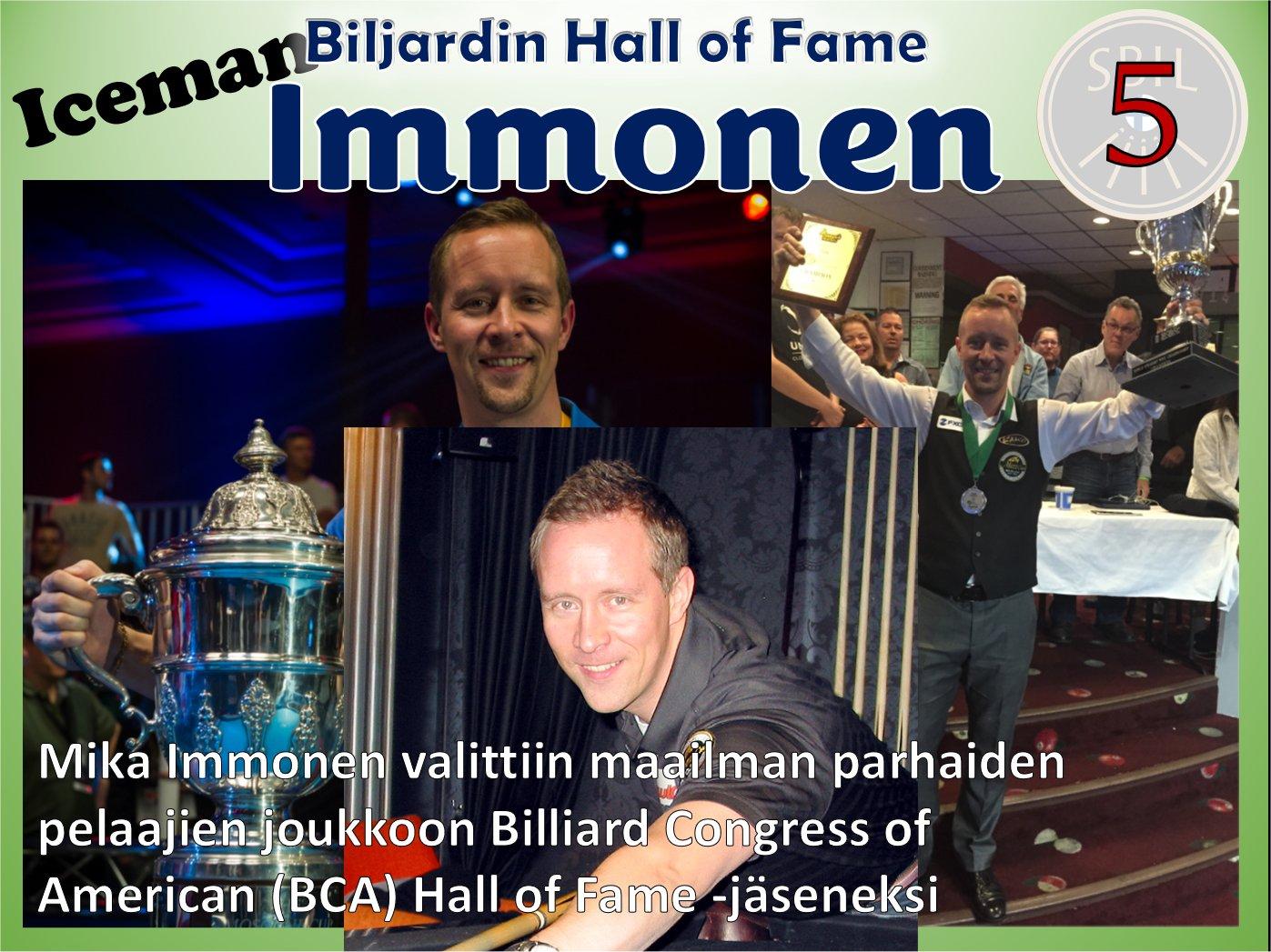 5. Mika Immonen - Suomen Biljardiliitto ry