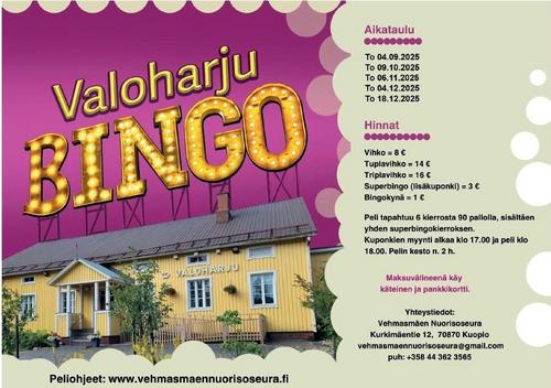 Valoharju Bingo - Vehmasmäen Nuorisoseura