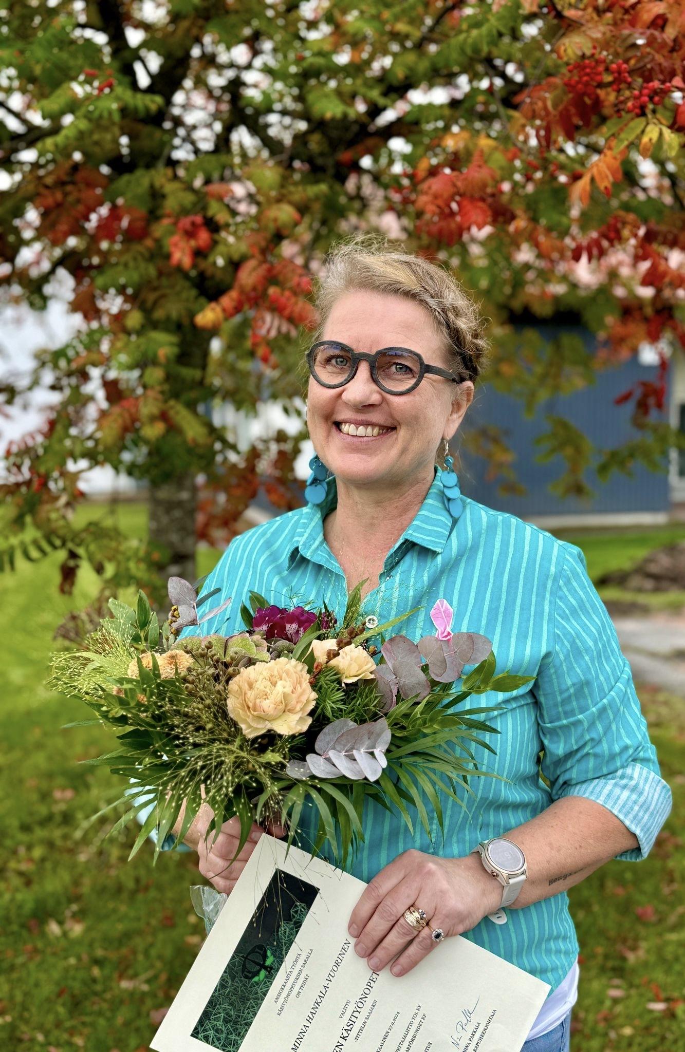 Vuoden Käsityönopettajaksi on valittu Minna Hankala-Vuorinen ...