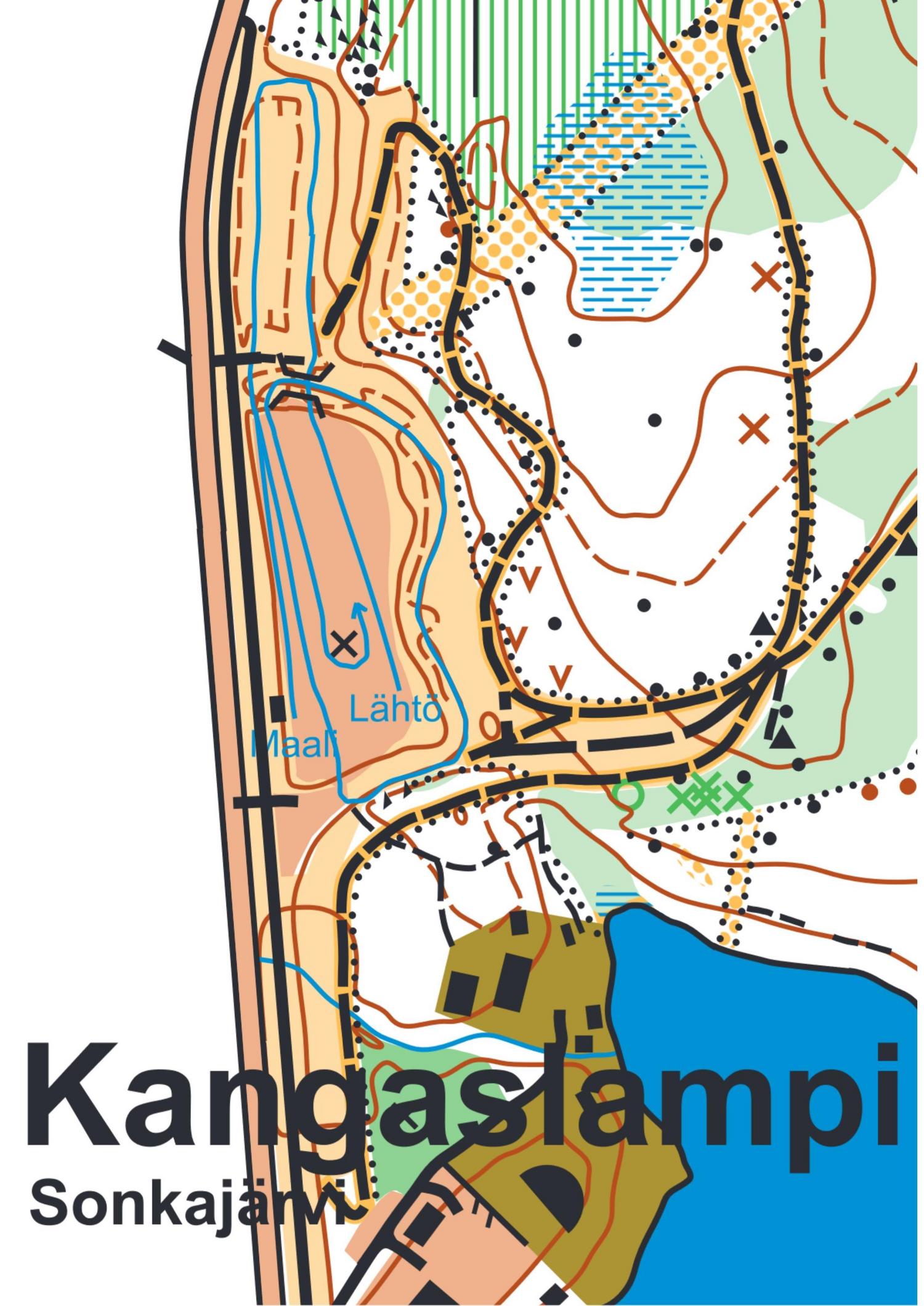Latukartta - Sonkajärven Pahka