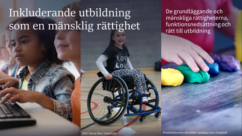 Inkluderande undervisning som en mänsklig rättighet - Människorättscentret