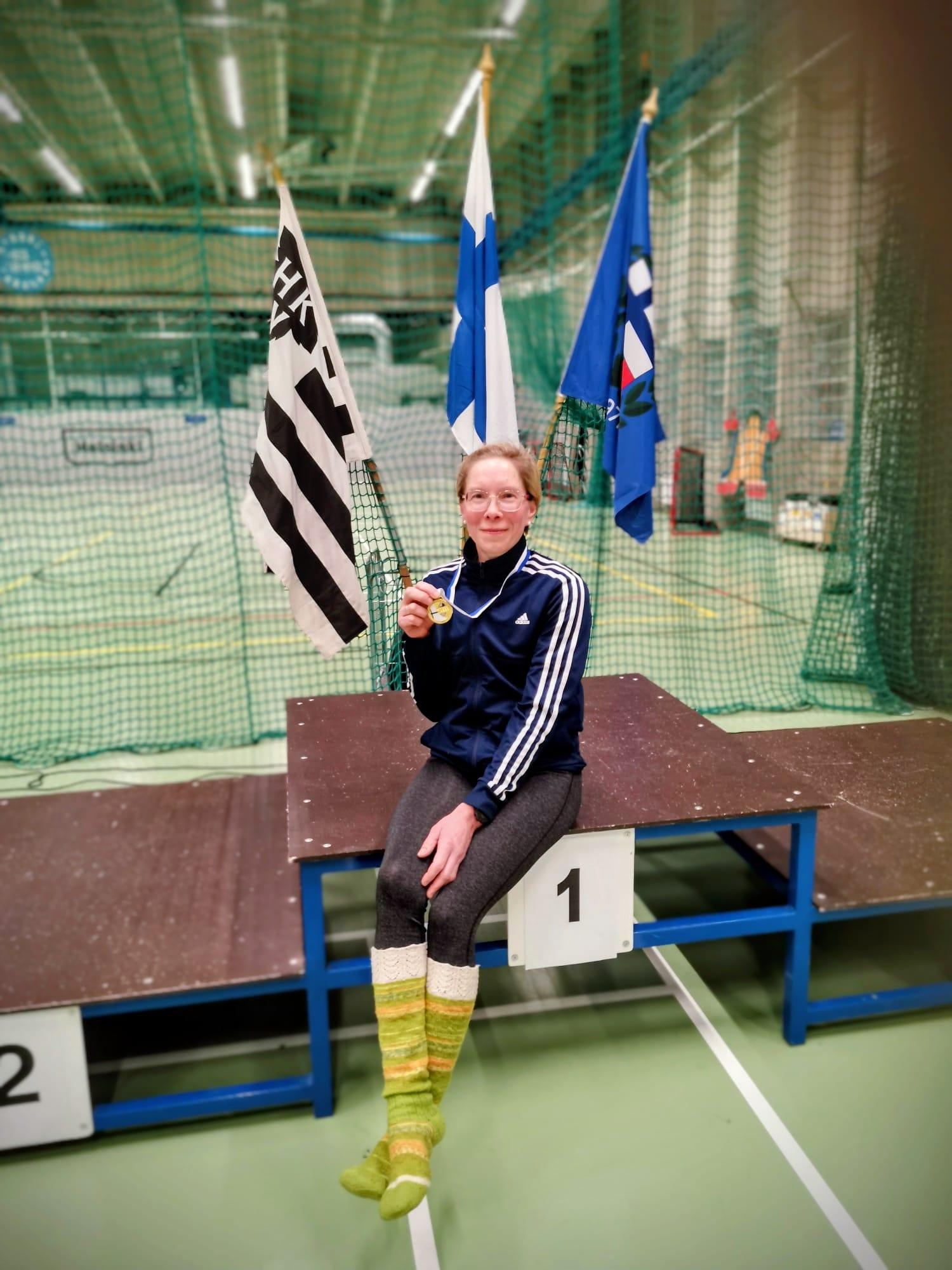 Heidi Ahvenukselle kultaa SAULin SM-halleista - Kaipolan Vire
