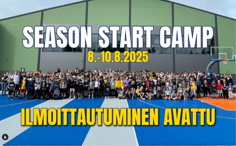 SEASON START CAMPIN ILMOITTAUTUMINEN ON AVATTU! - ToPo Juniorit ry