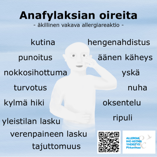Anafylaksia - Pirkanmaan Allergia-, Iho- ja Astmayhdistys